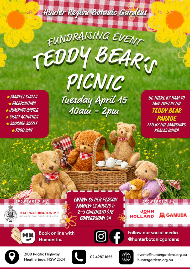 Teddy Bear’s Picnic – Hunter Region Botanical Gardens