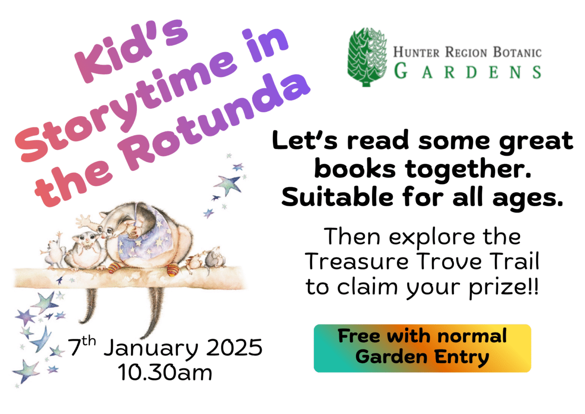 Storytime in the Rotunda – Hunter Region Botanical Gardens